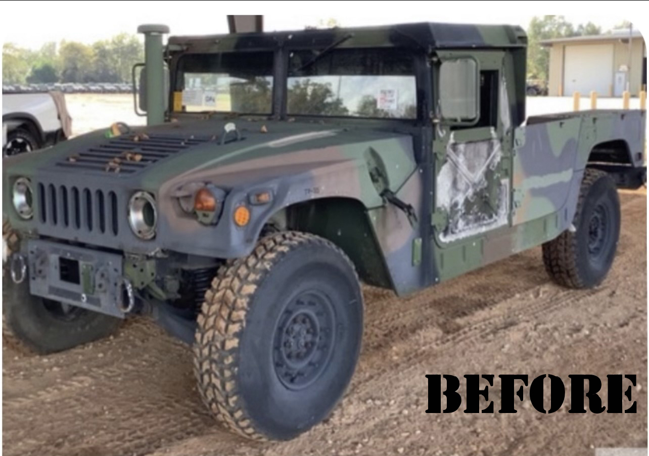 Before/After Humvee Gallery – Federal Military Parts (763) 310-9340